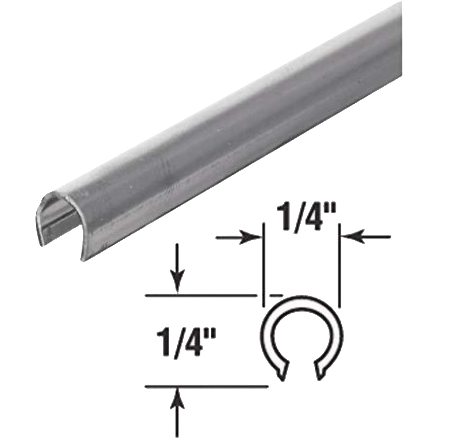 Track Cap SS 6' | U-Build-It Aluminum Centers